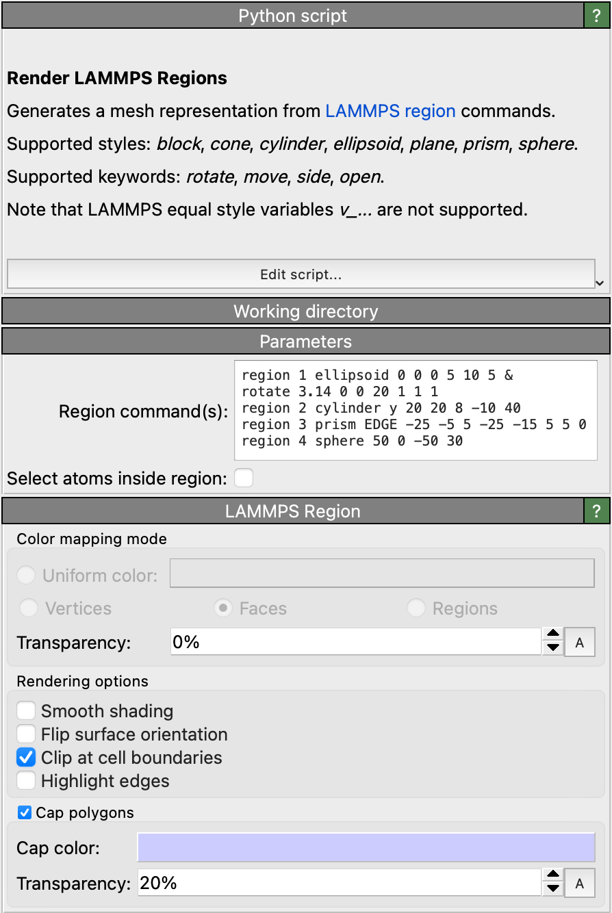 Render LAMMPS regions pro — OVITO User Manual 3.9.2 documentation